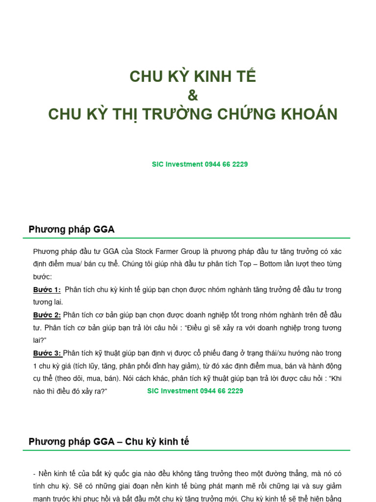 GGA Chu Ky Kinh Te | PDF