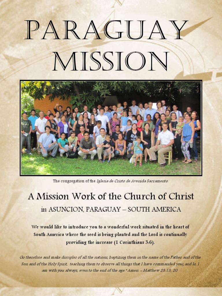Paraguay Mission | Evangelism | Christian Denominational Families