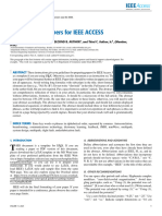 IEEE - Access Paper Template | PDF | Page Layout | Note (Typography)