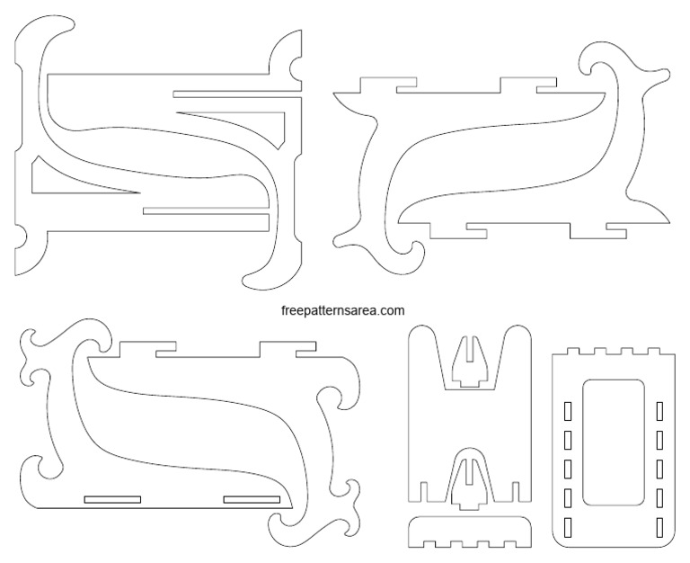 Laser Cut Picture Frame Stand Plate Holder Designs | PDF
