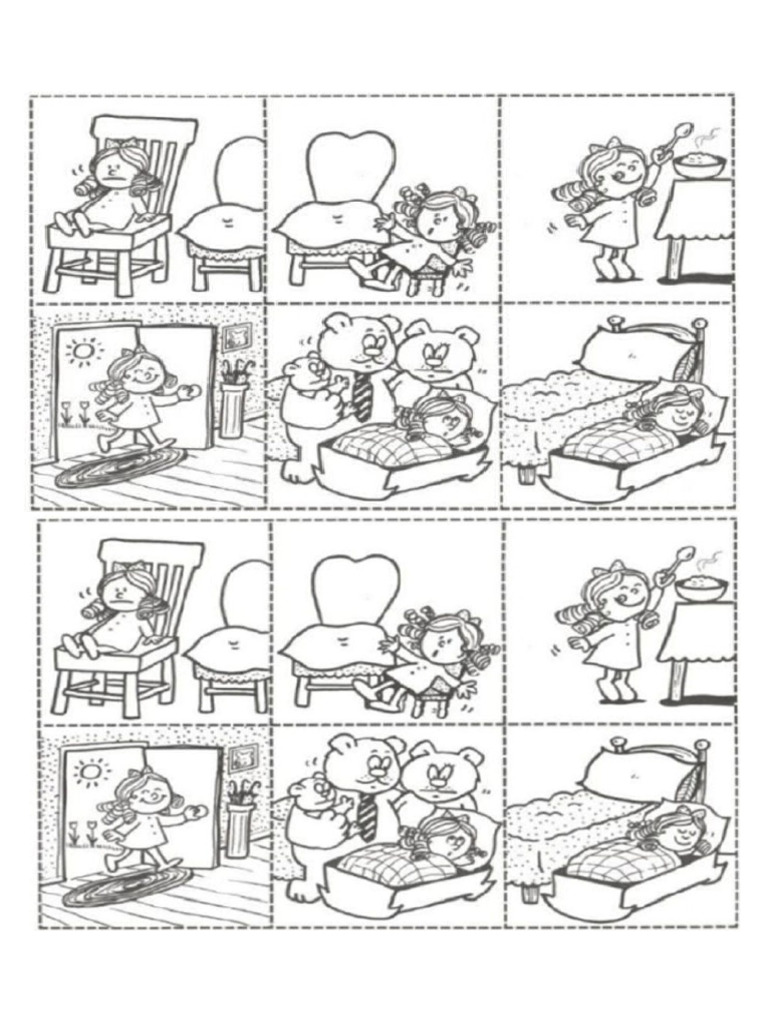 Actividades de La Ratita Presumida y Ricitos | PDF | Zapato | Ricitos ...