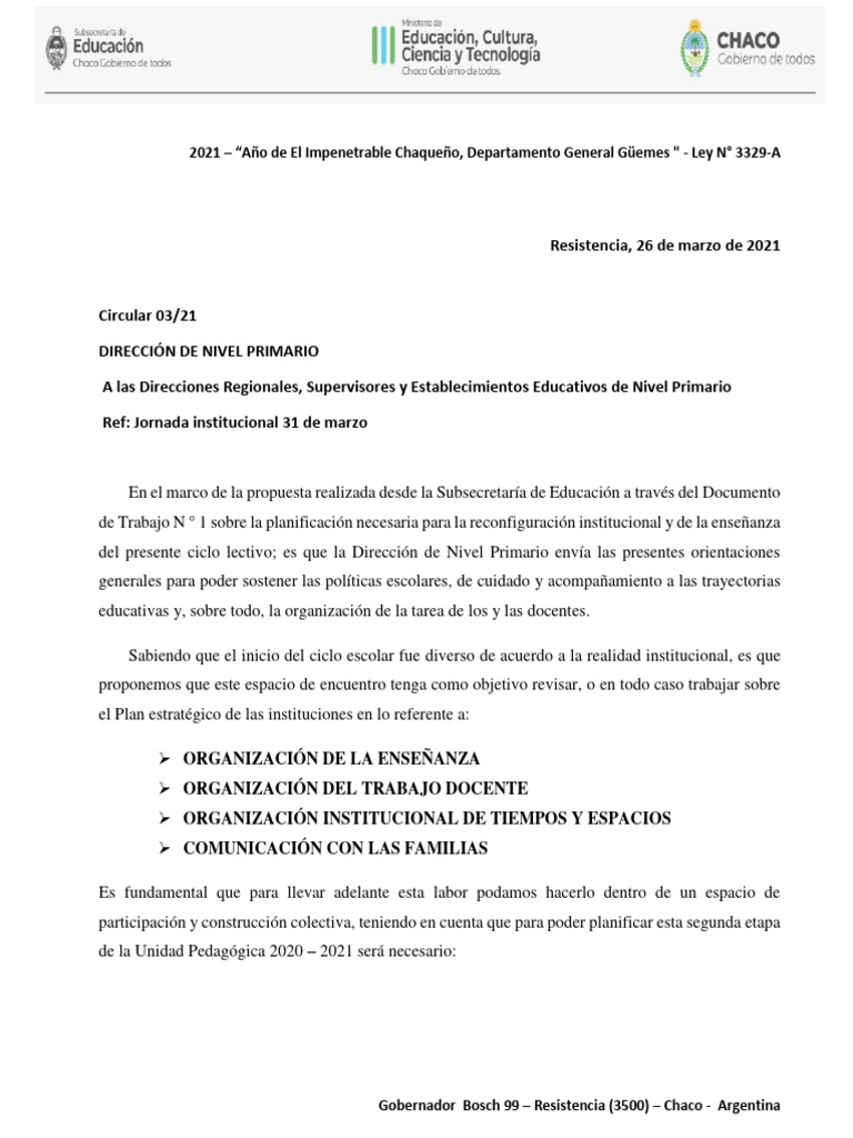 DNP - Circular #3 - 2021 | PDF