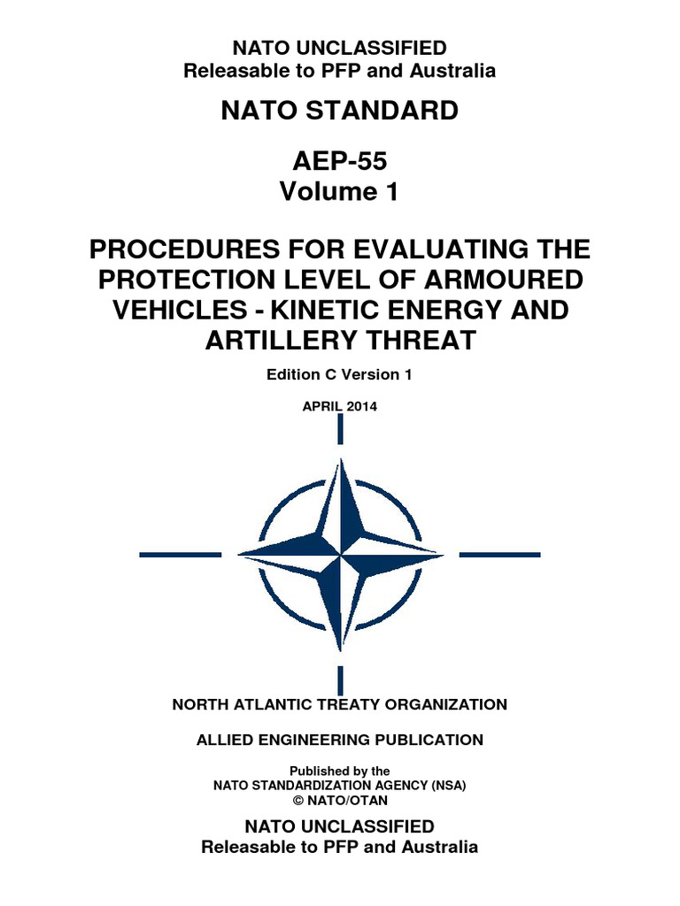 2014 - NATO - Aep-55 (C) Vol1v1 | Download Free PDF | Ballistics | Flight
