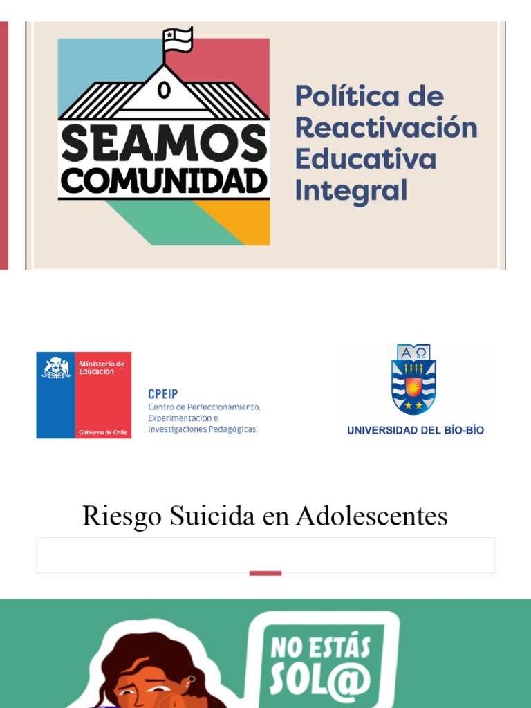 Riesgo Suicida en Adolescentes: Prevención y Señales | PDF | Suicidio ...