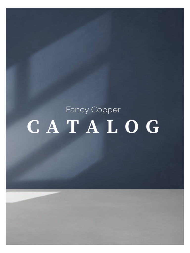 Catalog Fancy Copper ENG Version | PDF | Brass | Lighting