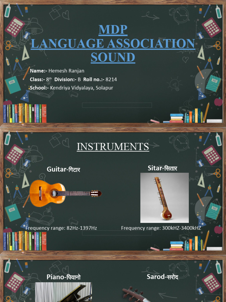 Science Project MDP: 2023-24/musical Instruments | PDF