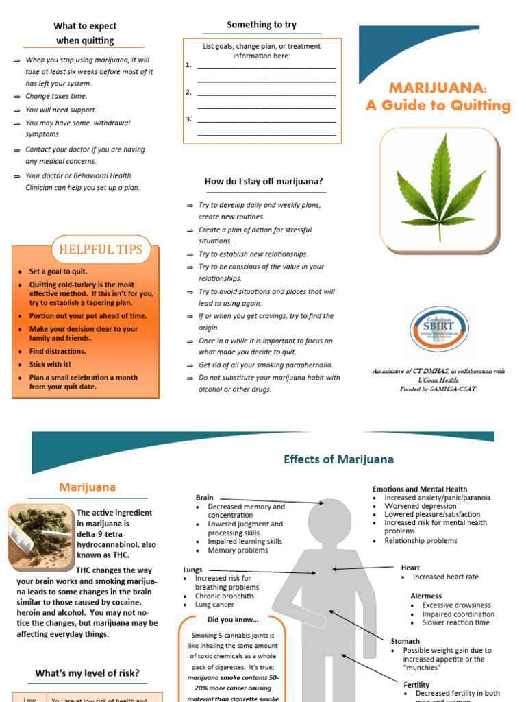 Marijuana Quit Guide: Tips & Support | PDF | Cannabis (Drug) | Smoking