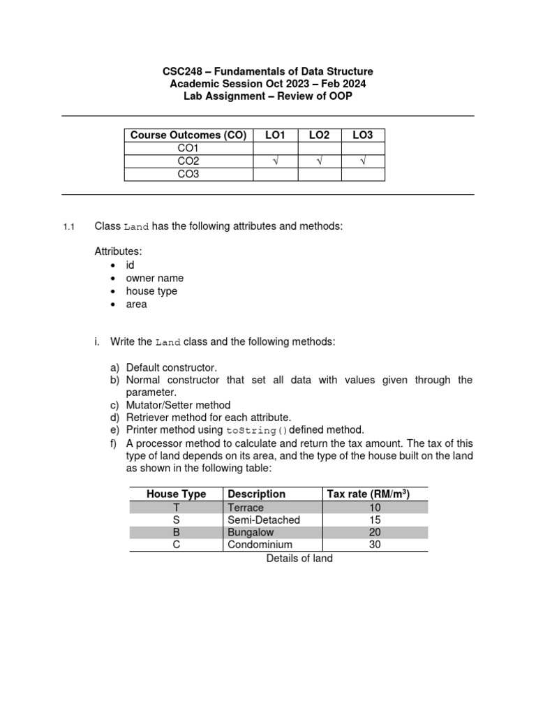 Lab Assignment 1 - Refresh Asignment | PDF | Method (Computer ... Lab Assignment 1 - Refresh Asignment | PDF | Method (Computer ...