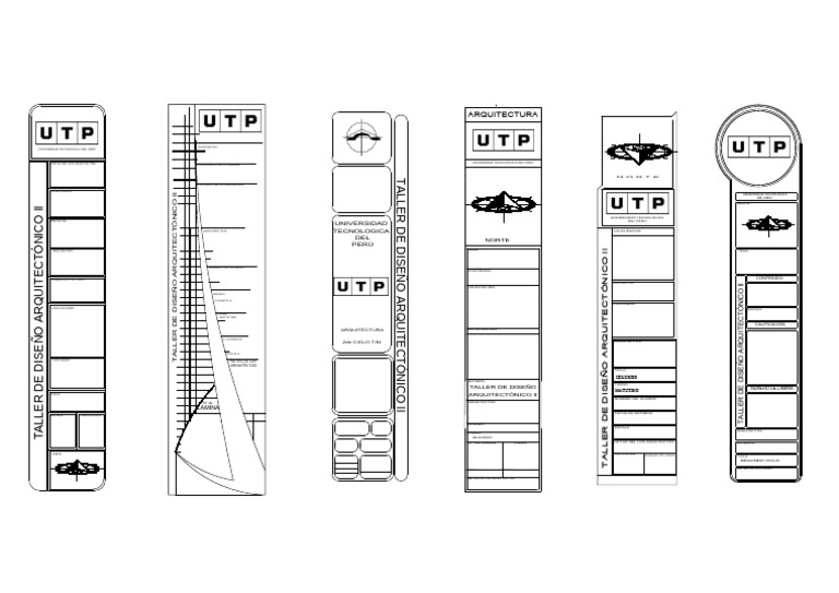 MEMBRETES DE ARQUITECTURA VERTICALES TALLER ll | PDF | Arquitecto | Diseño