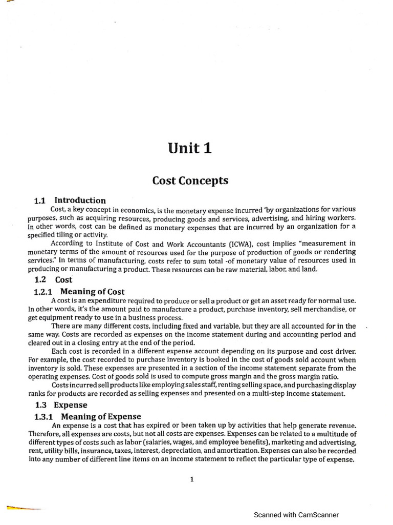 Cmep - Unit 1 | PDF
