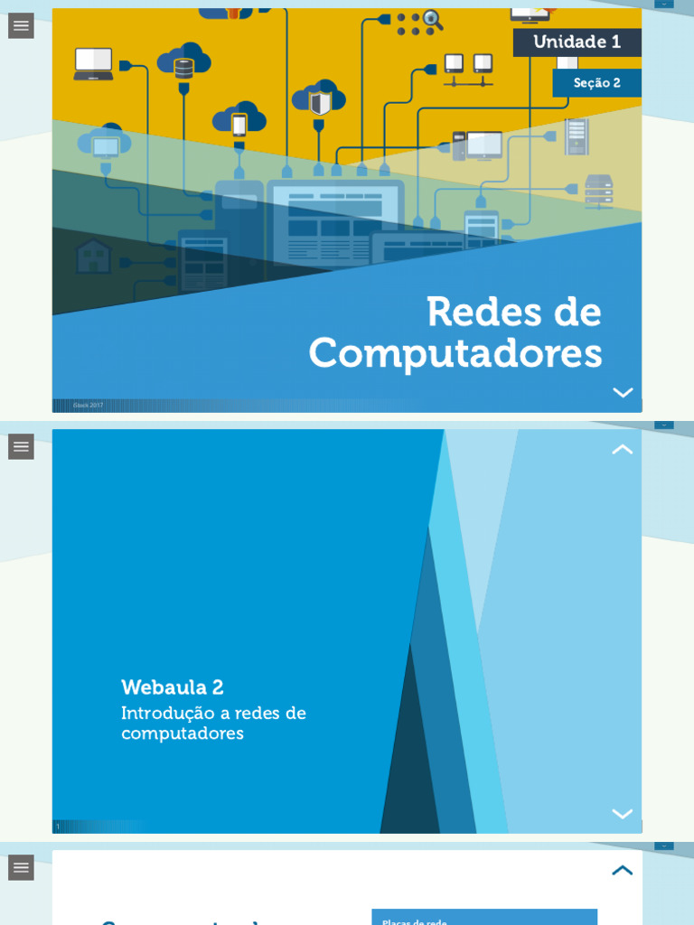 Webaula CW1 2 | PDF | Rede de computadores | Modem