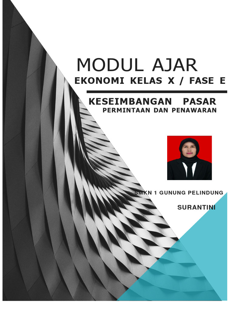 Modul Ajar Harga Keseimbangan Pasar - Surantini | PDF