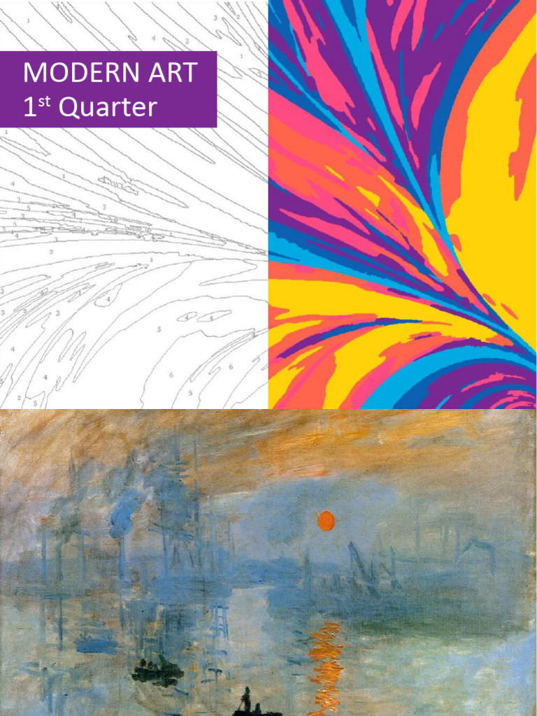 MODERN ART 10'1st Quarter | PDF | Impressionism | Paintings