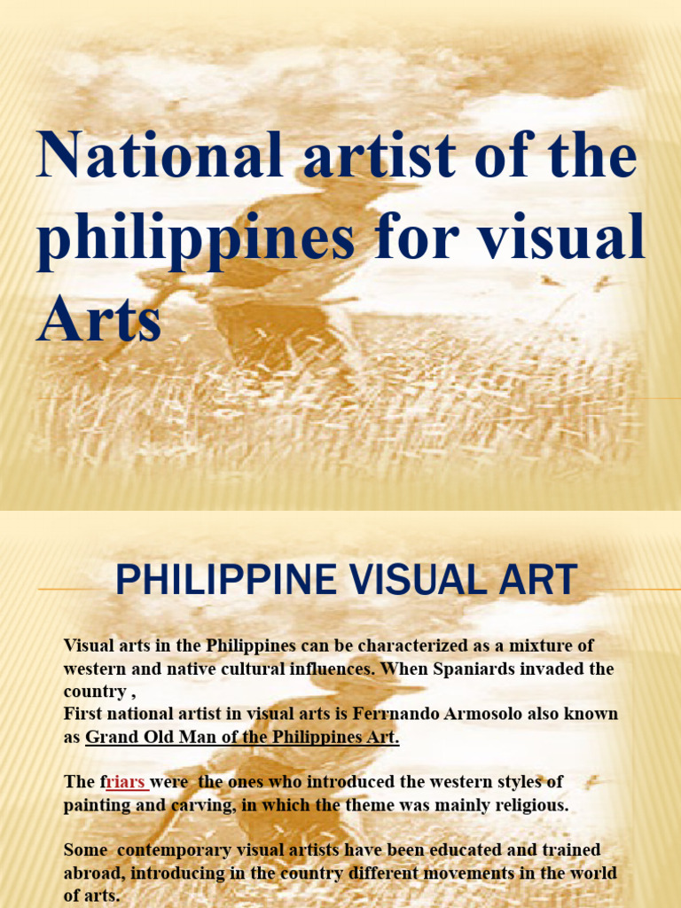 National Artist in Visual Arts | PDF | Philippines | Paintings