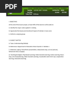 Grade 6 Detailed Art Lesson Plan | PDF | Shape | Color