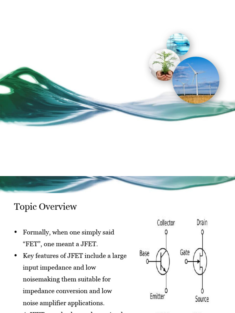 Jfet Junction Field Effect Transistor Pdf Field Effect Transistor Transistor
