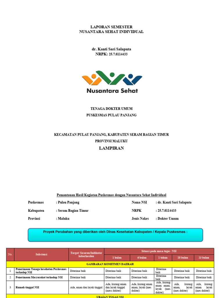 Matrix Laporan Semester | PDF