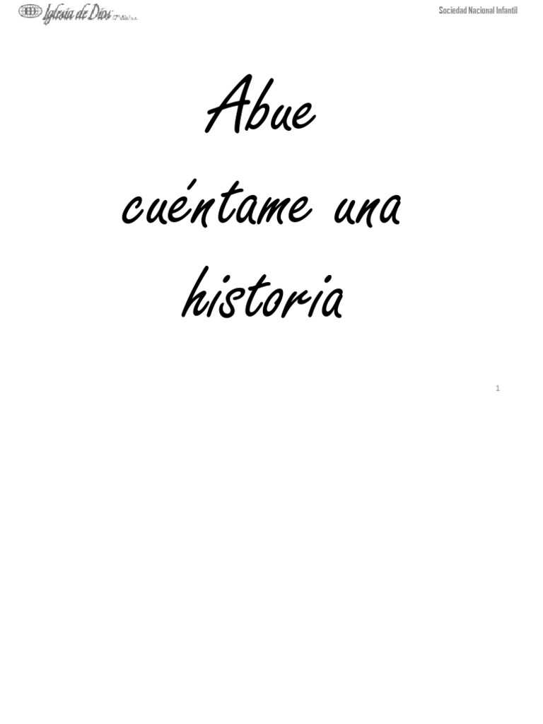 Cuéntame tu historia, Abue | PDF