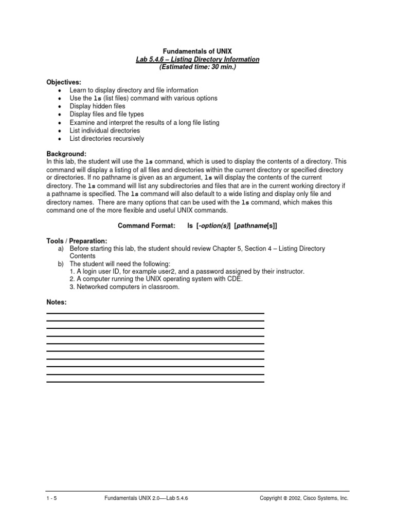 Lab5 4 6 | Download Free PDF | Computer File | Directory (Computing)