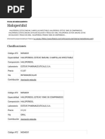 Efectos y dosis de Tonaril (Trihexifenidilo) | PDF | Enfermedad de ...