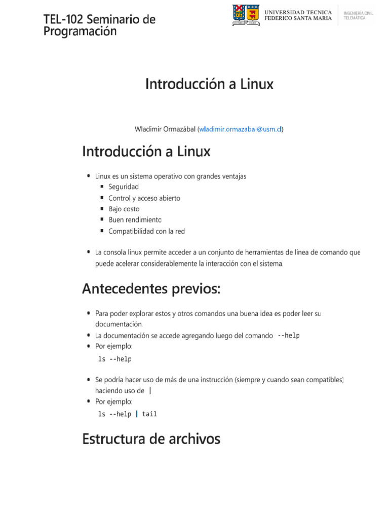 01 Introduccion A Linux | PDF