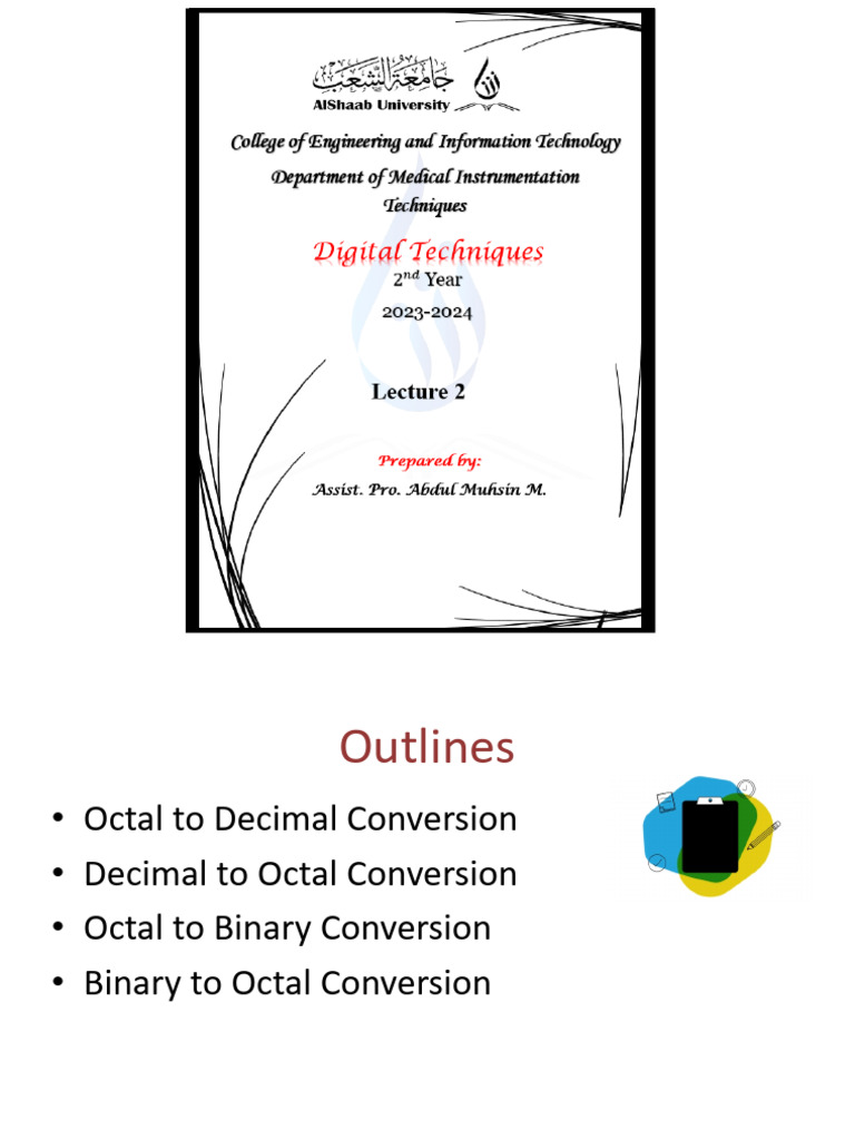 تقنيات رقمية نضري | PDF | Arithmetic | Theory Of Computation