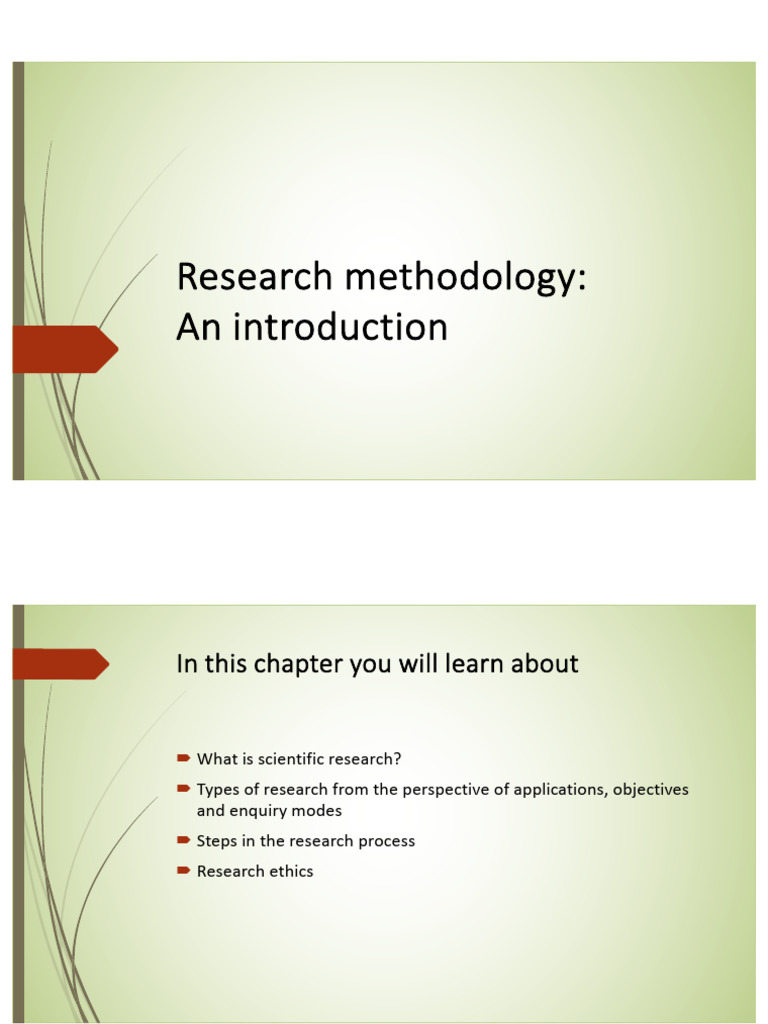 C1 Research Methodology. An Introduction | PDF | Quantitative Research ...