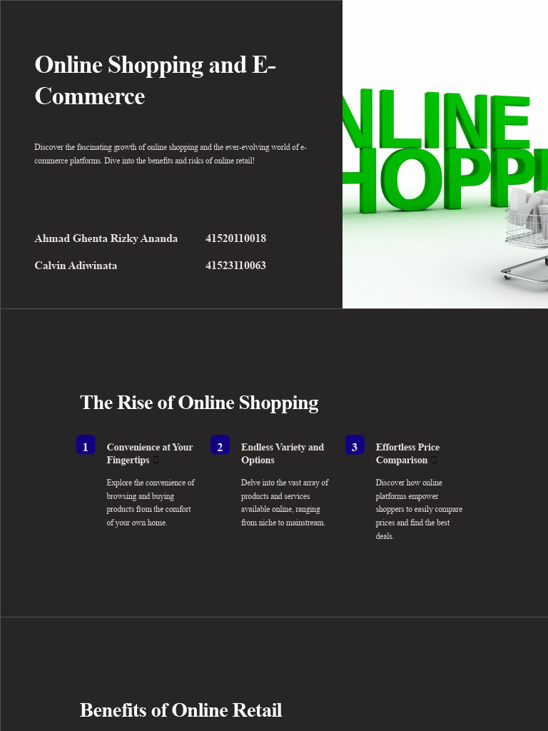 Growth and Impact of Online Shopping | PDF | Online Shopping | E Commerce