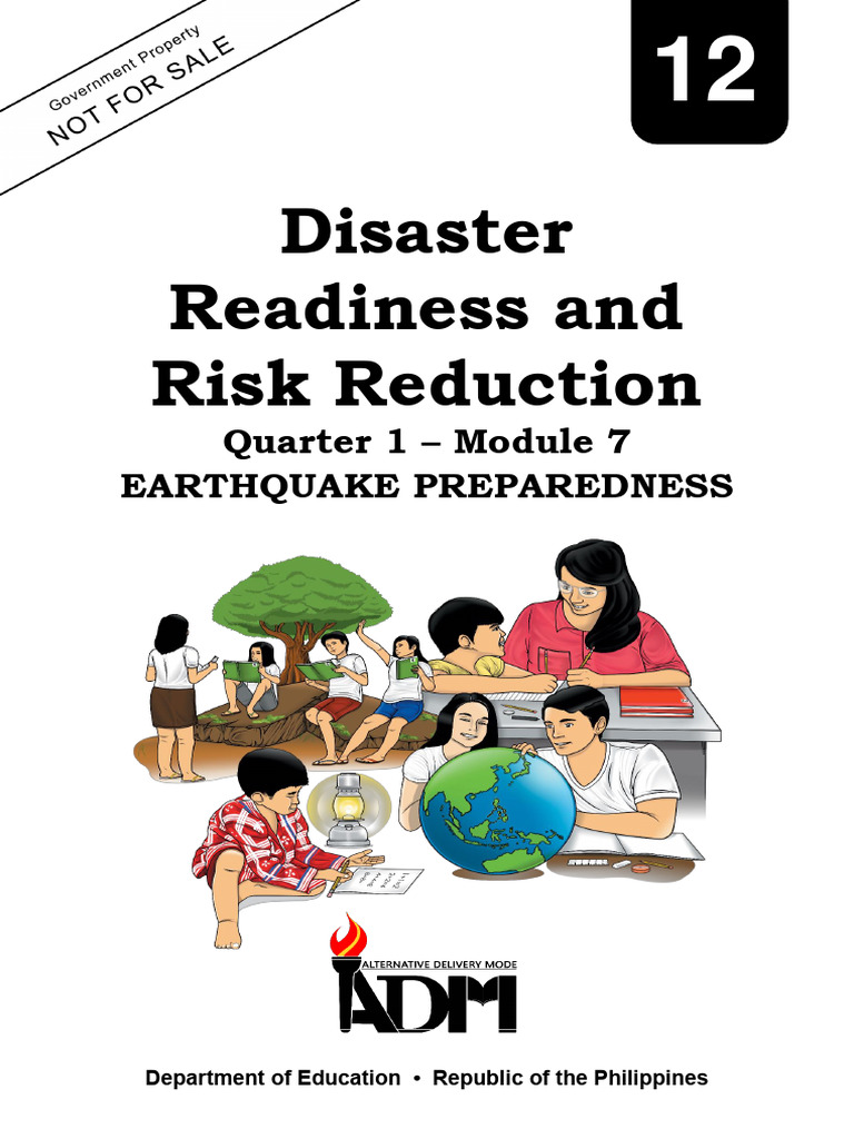 Disaster Readiness and Risk Reduction: Quarter 1 - Module 7 Earthquake ...