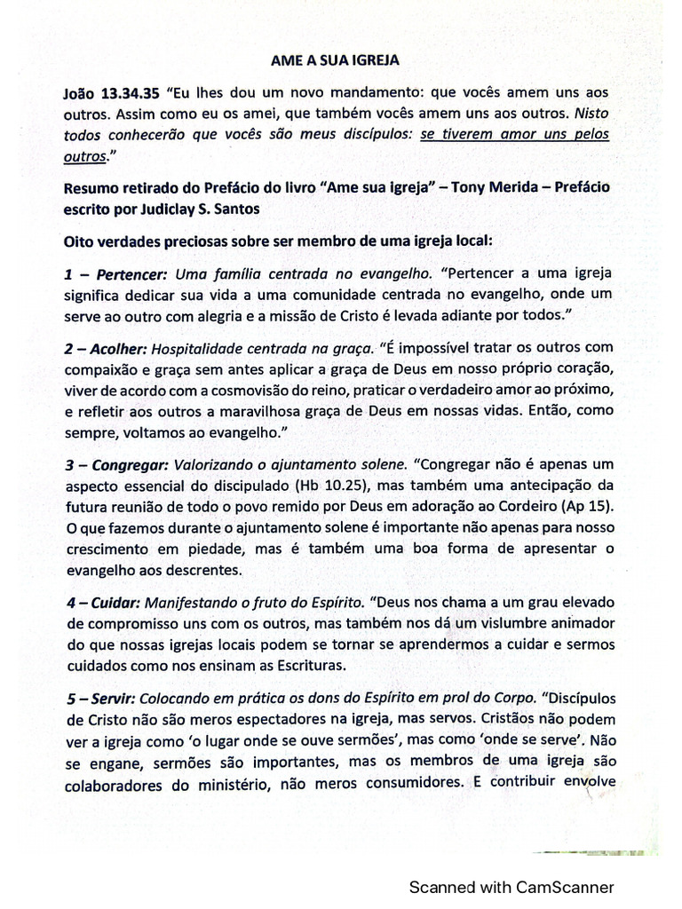 Ame A Sua Igreja - 231021 - 232744 | PDF