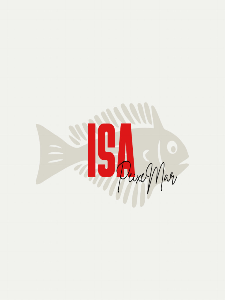 Red and Beige Modern Fish - Isa Peixe | PDF