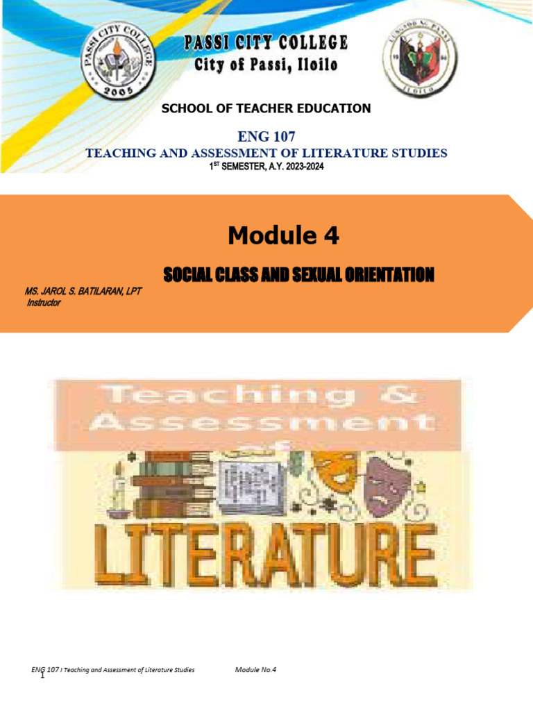 Eng 107 Module 4 | PDF | Sexual Orientation | Homosexuality