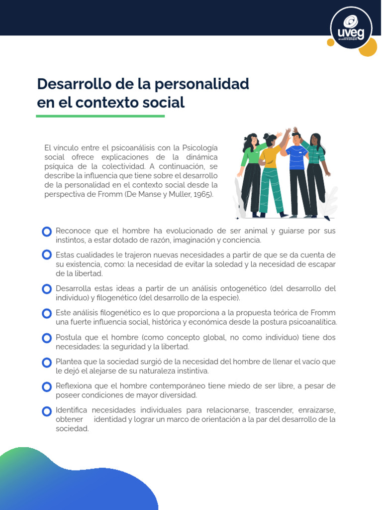 PS - U2 - L3 - Lectura - Desarrollo de La Personalidad en El Contexto Social | PDF | Erich Fromm ...
