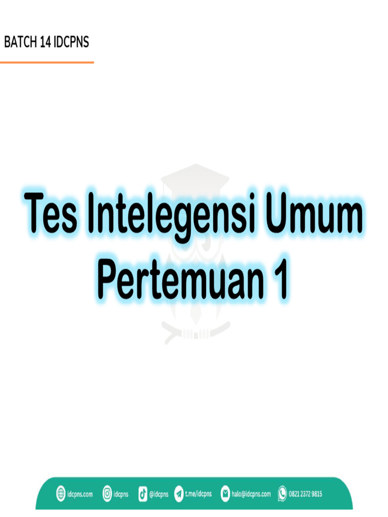 Pertemuan 2 - TIU | PDF