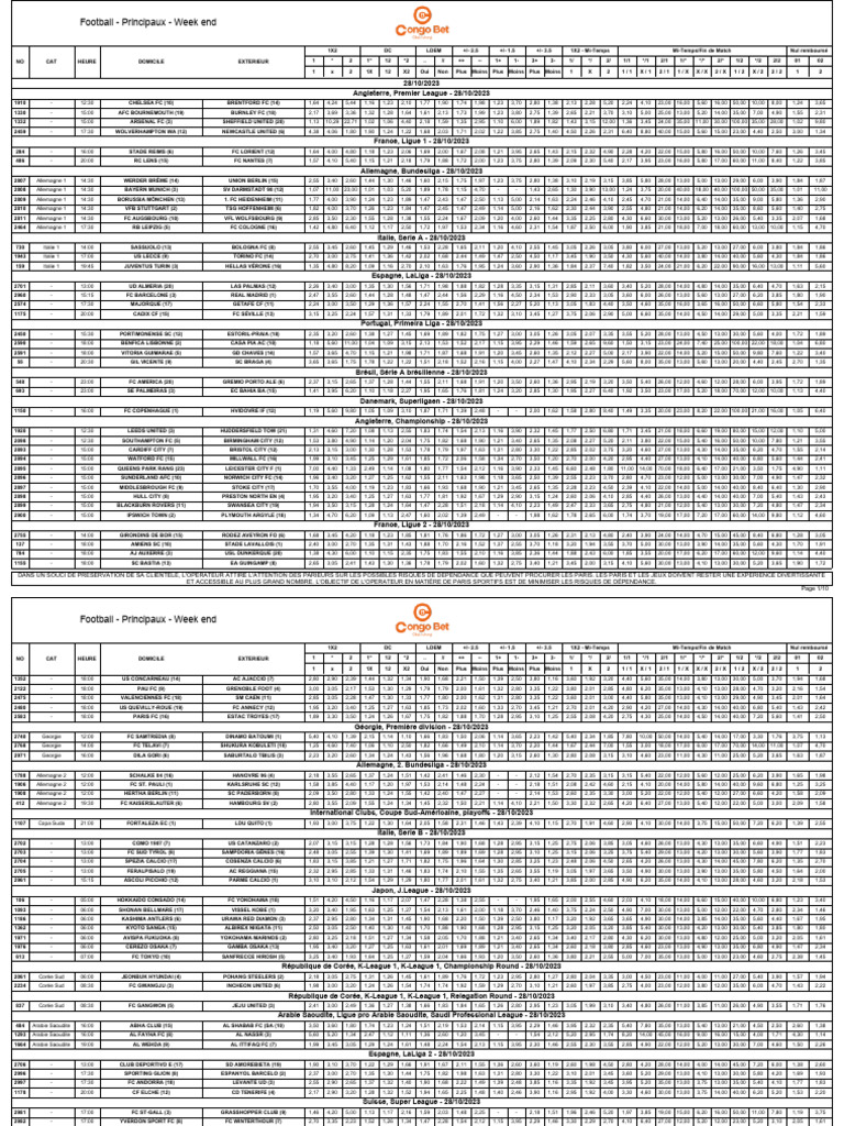 Football - Principaux - Week End | PDF | Association Football ...