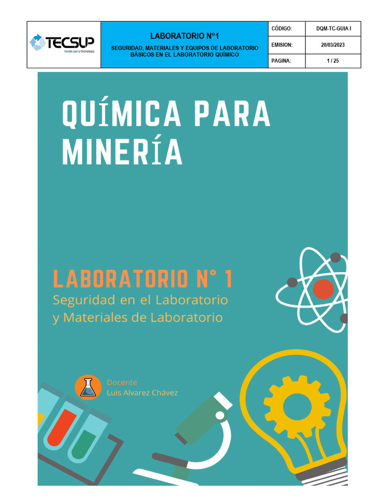 Seguridad y Equipos en Lab Químico | PDF | Medición | Combustión