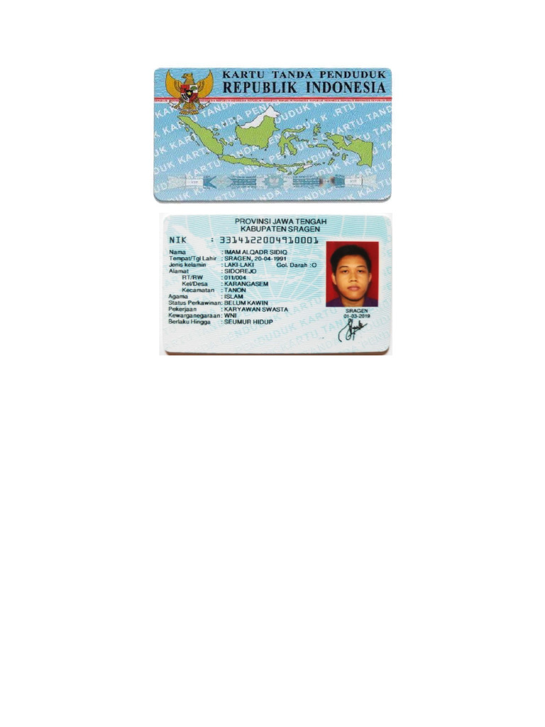 KTP Kepala Sekolah Suwarni | PDF