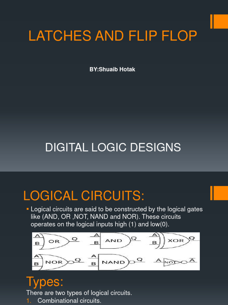 Latches Flipflop-1 071705 | PDF | Logic Gate | Computer Science