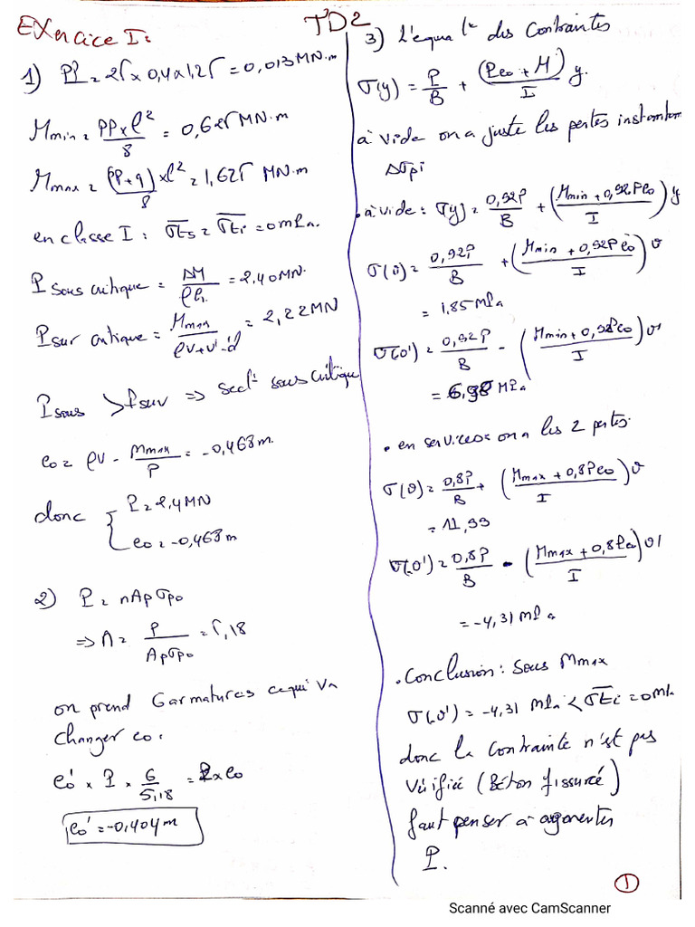 Corrigé TD2 BP | PDF