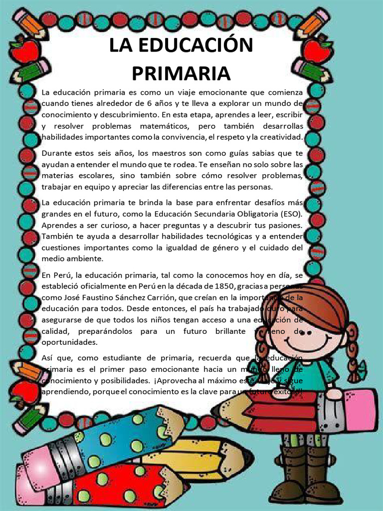 La Educación Primaria | PDF