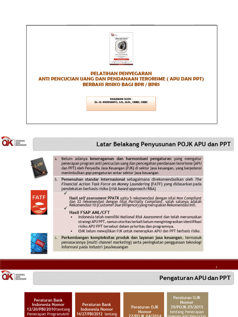 Penerapan APU dan PPT Berbasis Risiko | PDF | Bisnis | Komputer