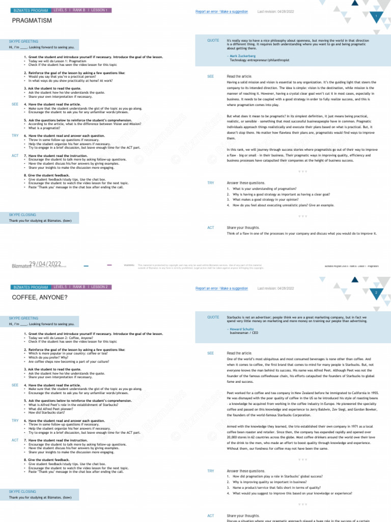 Lev 5 Rank Blesson 12 | PDF