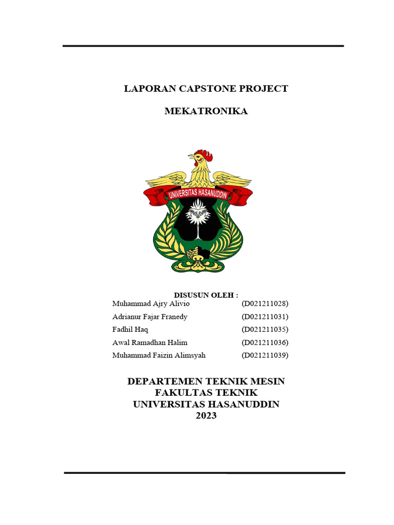 Laporan - Mekatronika A | PDF