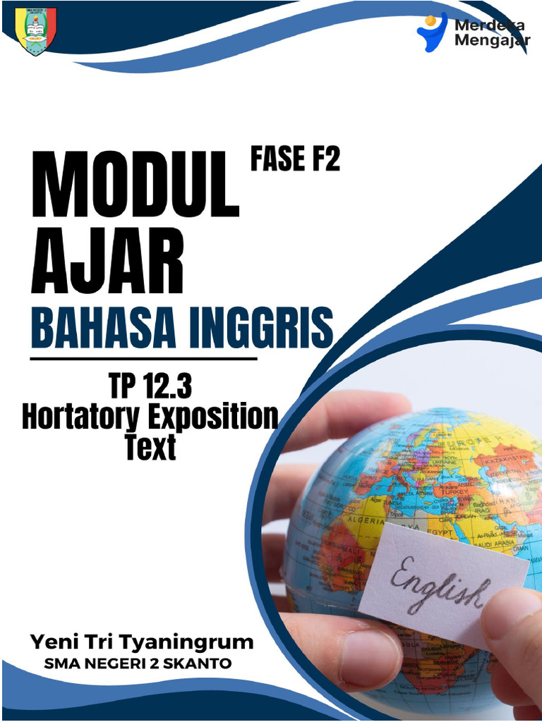Modul Ajar Tema 3-Hortatory Exposition | PDF