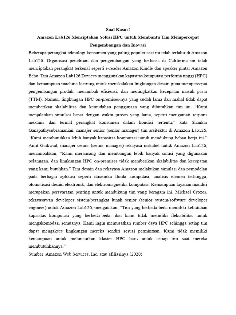 Perencanaan dan Pengendalian di Amazon Lab126 | PDF