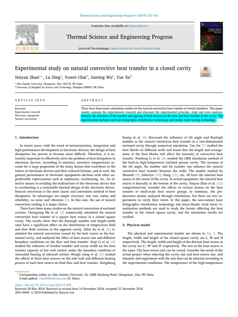 Natural Convection Experimental Work | PDF | Heat Transfer | Holography