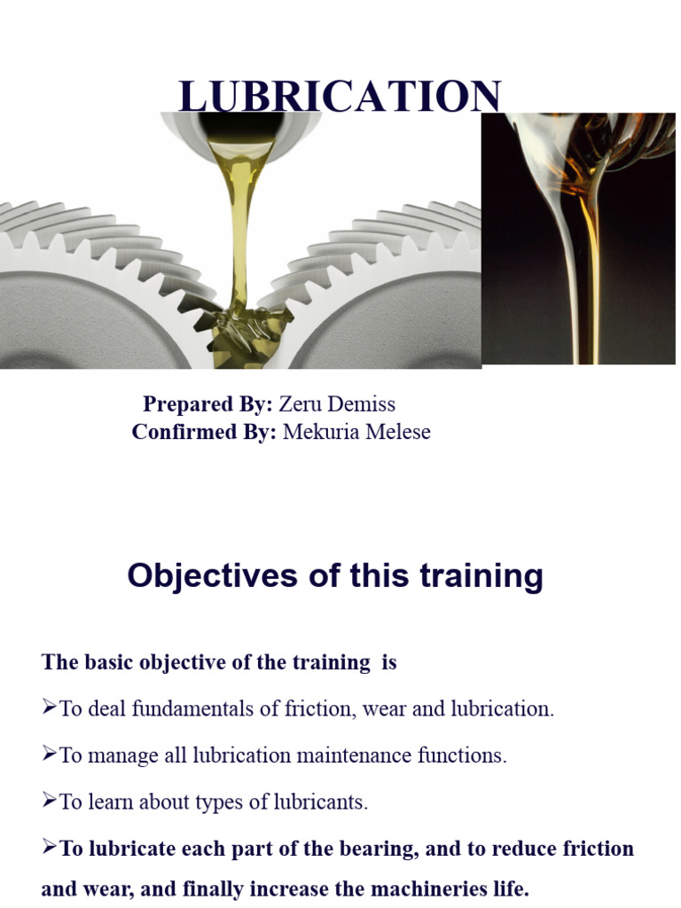 Lubrication Training Guide | PDF | Lubricant | Friction