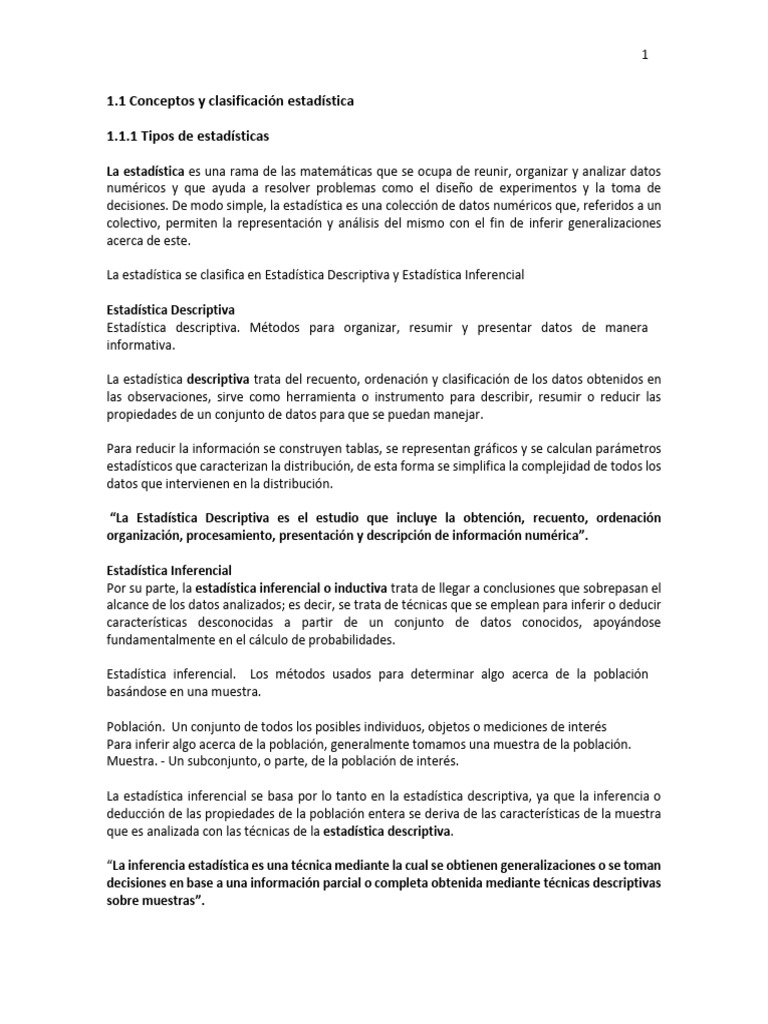 Recurso 2. Introducción A La Estadistica | PDF | Nivel de medida | Estadísticas