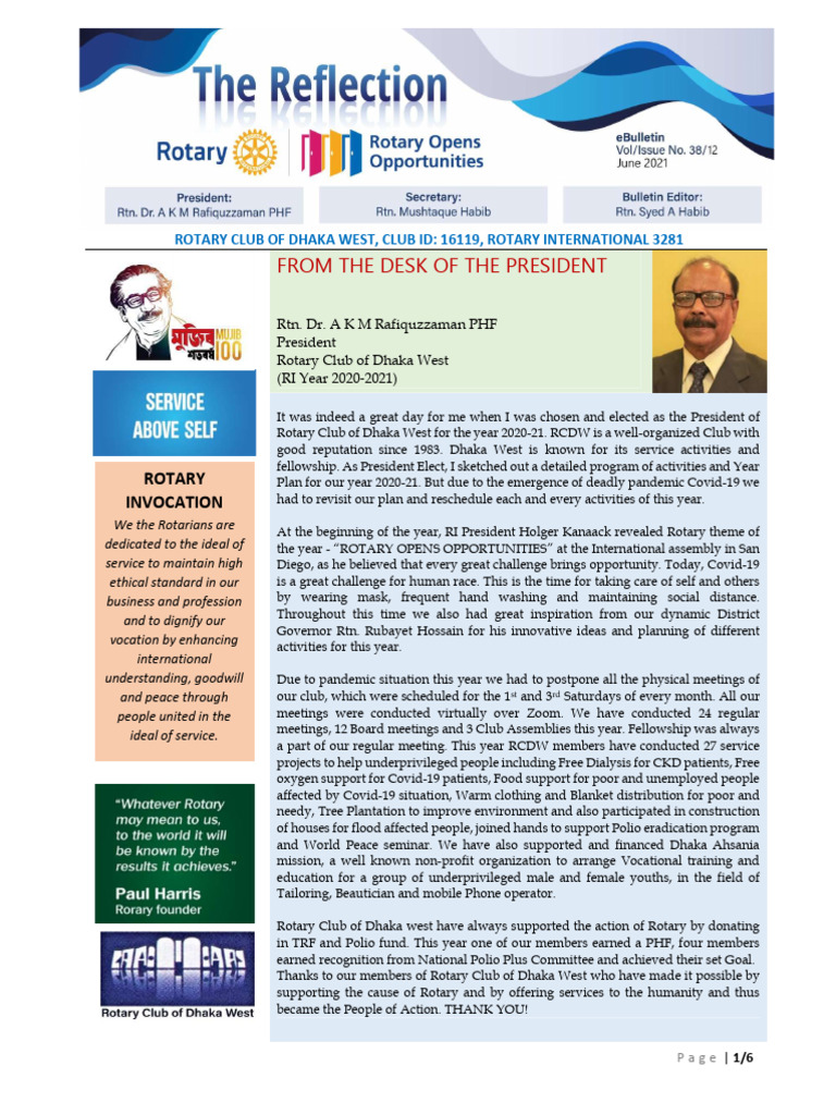 The Reflection June 2021 | Download Free PDF | Virus | Mutation