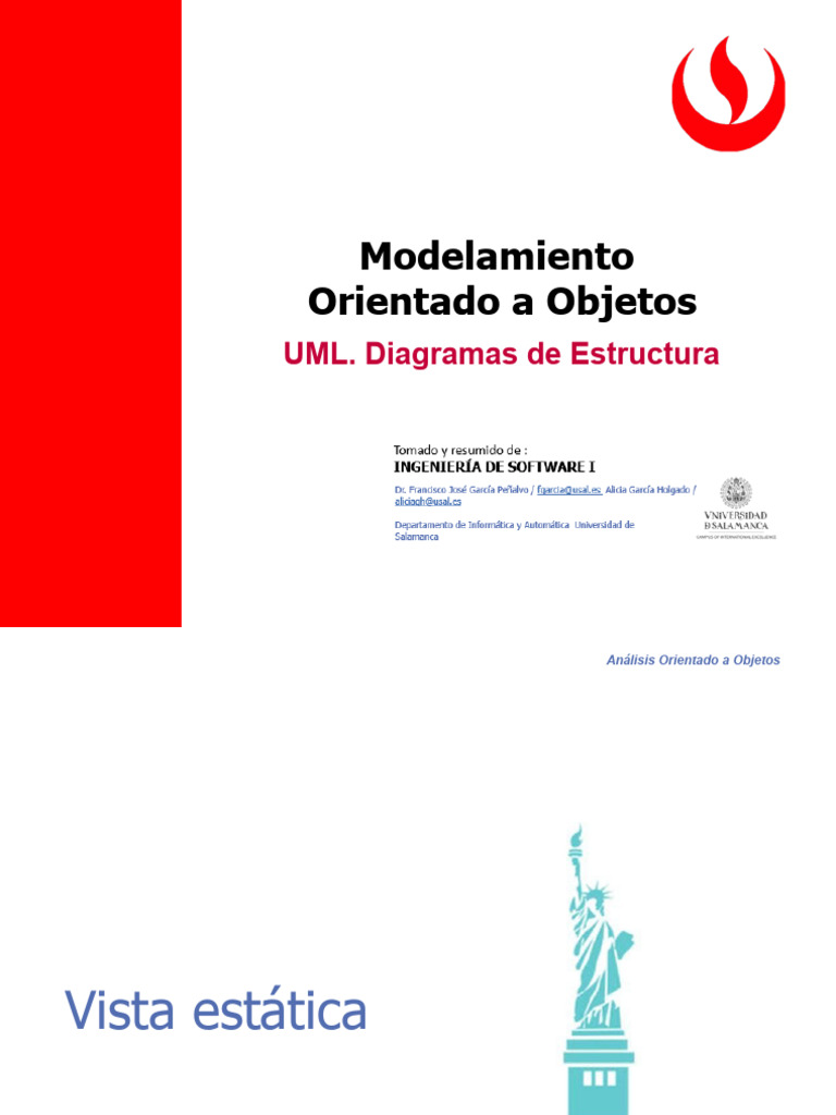 Semana 6 y 7 - Diagramas de Estructura | PDF | Lenguaje de modelado unificado | Objeto (informática)